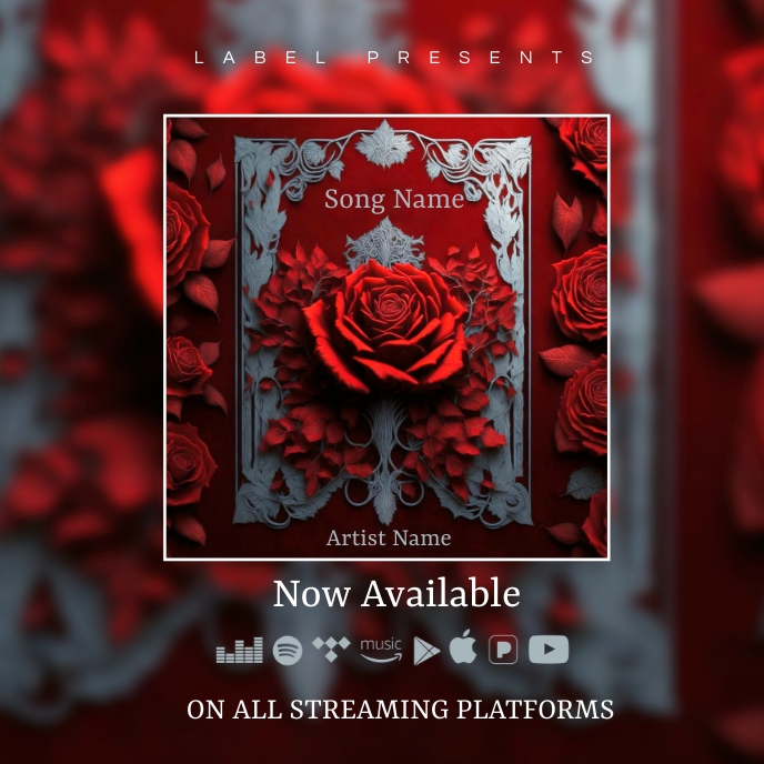 rose single COVER (3) Template | PosterMyWall