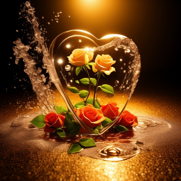 Roses and love Template | PosterMyWall