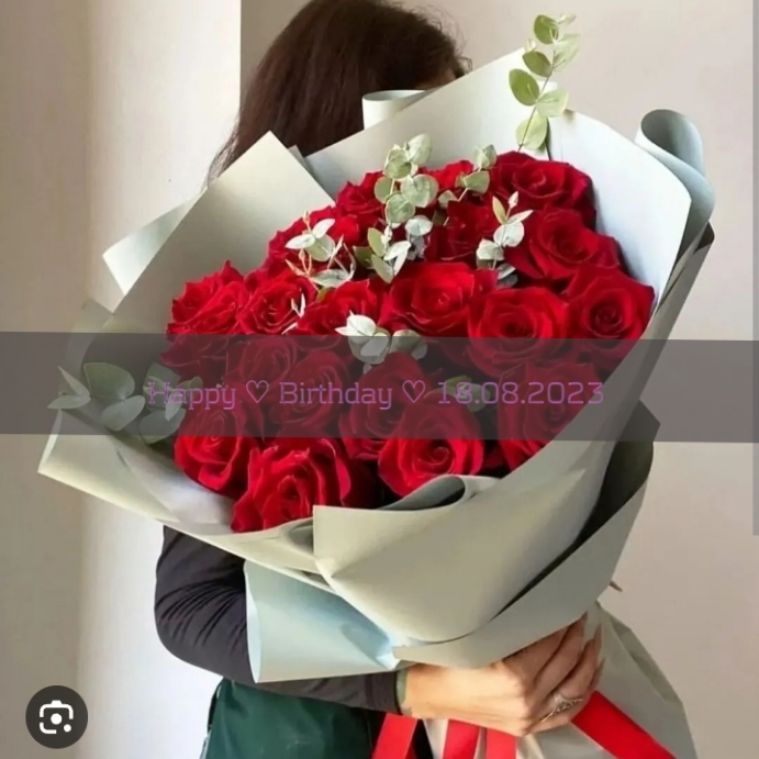 Roses Birthday Template | PosterMyWall