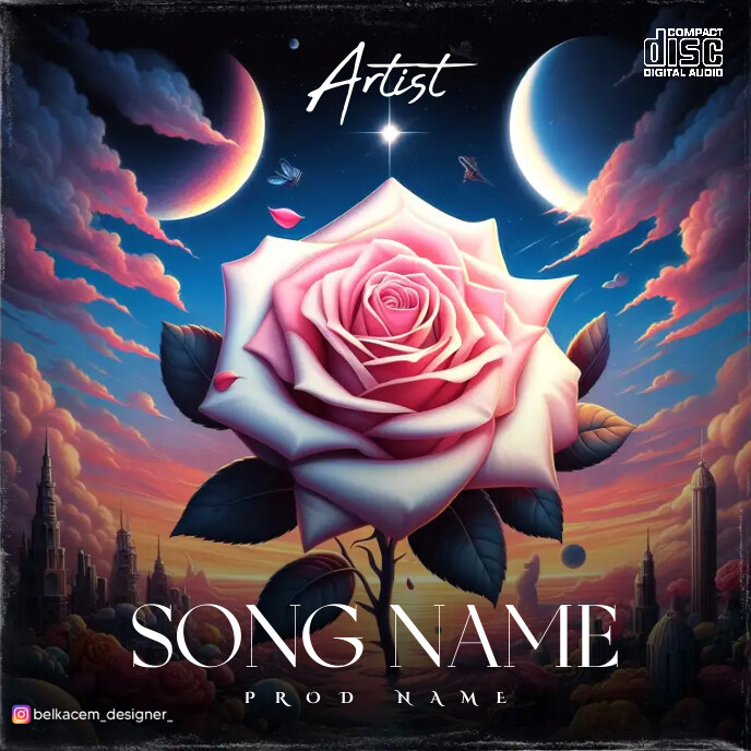 roses cover art Template | PosterMyWall