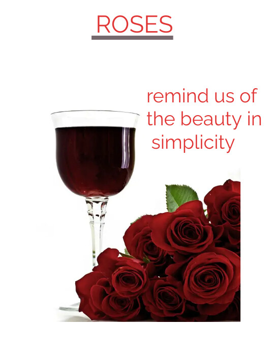 roses flyer ad Template | PosterMyWall