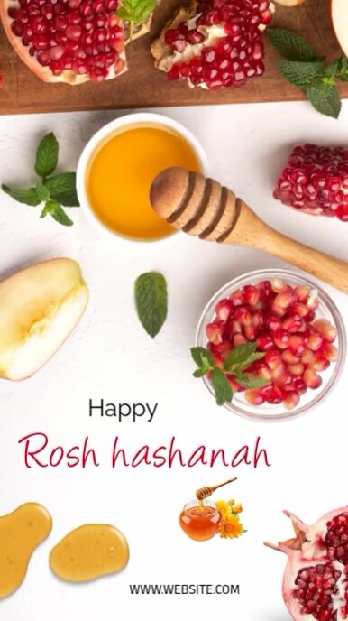 Plantilla de Rosh hashanah | PosterMyWall