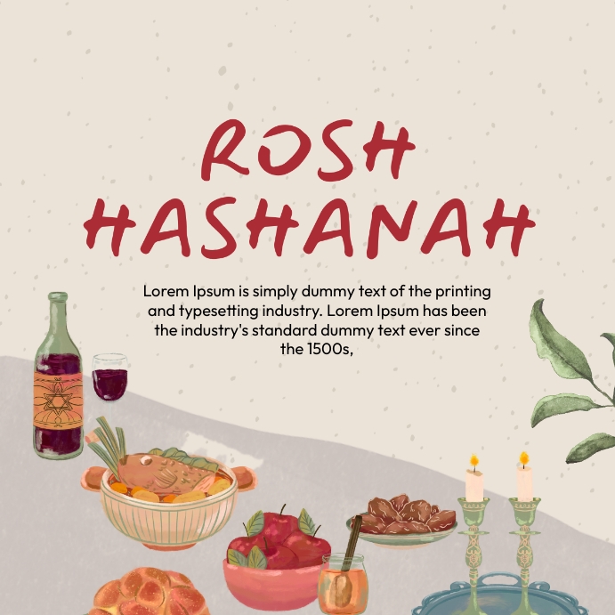 rosh hashanah Template | PosterMyWall