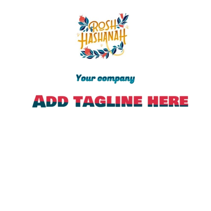 Rosh Hashanah logo design Template | PosterMyWall