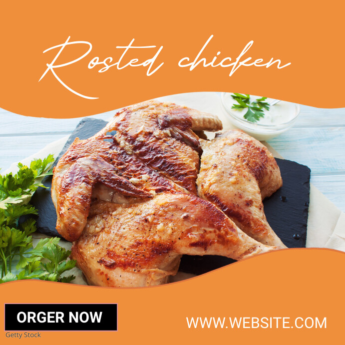 Rosted chicken Template | PosterMyWall