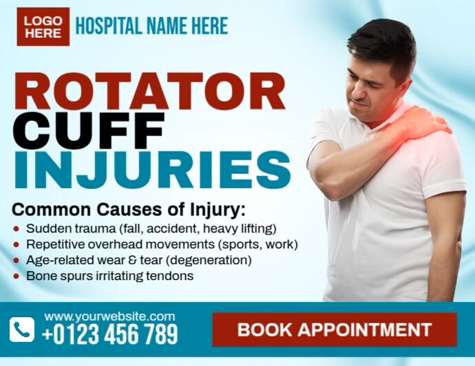 Rotator Cuff Injuries Templat | PosterMyWall