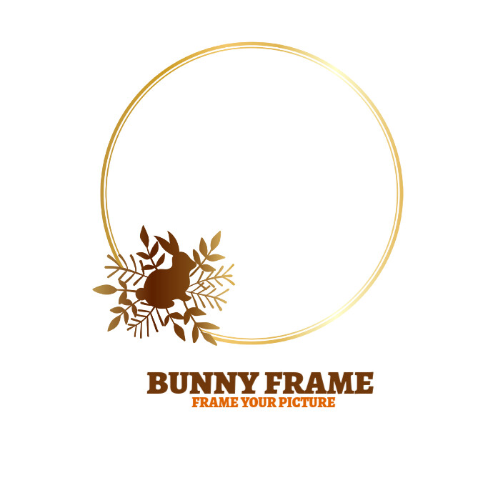Copy of Round Bunny Frame Logo | PosterMyWall