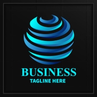 Round Modern Logo Template | PosterMyWall