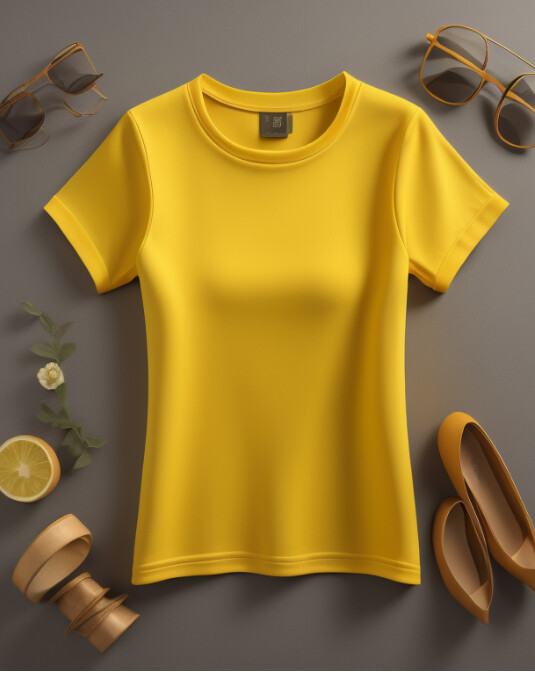 Round neck Shirt Template | PosterMyWall