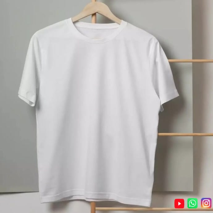 round neck t shirt Template | PosterMyWall