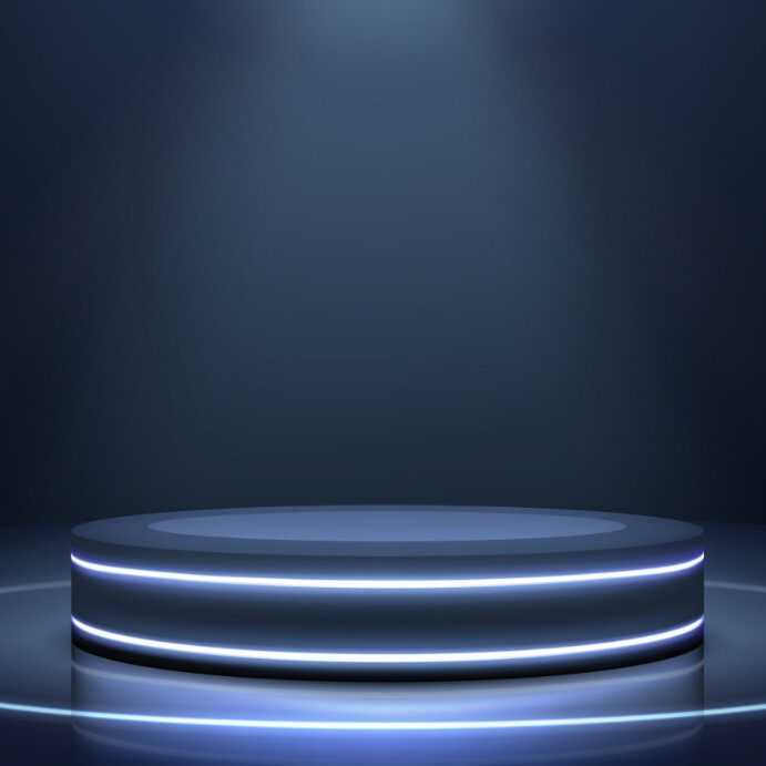 Round podium Template | PosterMyWall