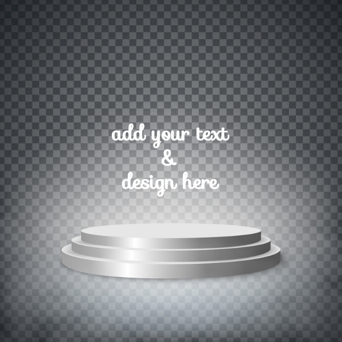 Copy of Round stage podium exhibition presentation | PosterMyWall