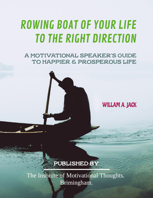 Rowing Boat of Your Life to the Right Direction Template | PosterMyWall