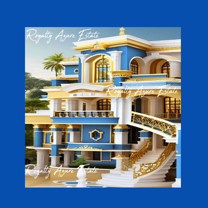 Royal Azure Estate Template | PosterMyWall