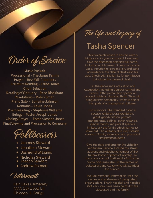 Copy of Royal black Magazine Large Booklet (inside) | PosterMyWall