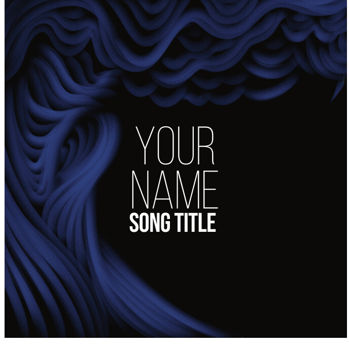 Plantilla de Royal Blue cd cover | PosterMyWall