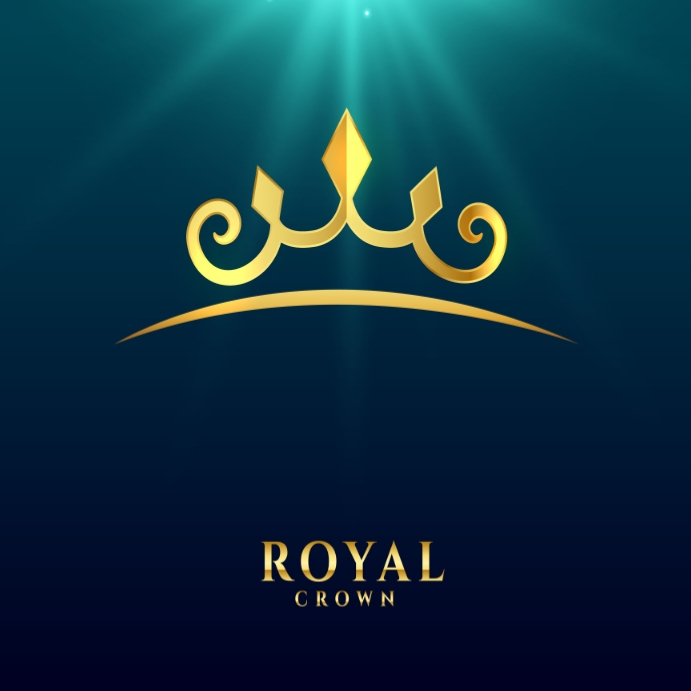 Royal crown background design flyer Template | PosterMyWall
