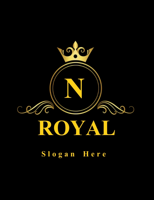 royal crown logo Template | PosterMyWall