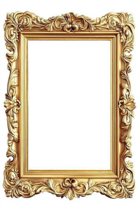 Royal Gold Baroque Frame Template | PosterMyWall