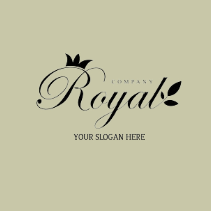 ROYAL LOGO POSTER Template | PosterMyWall
