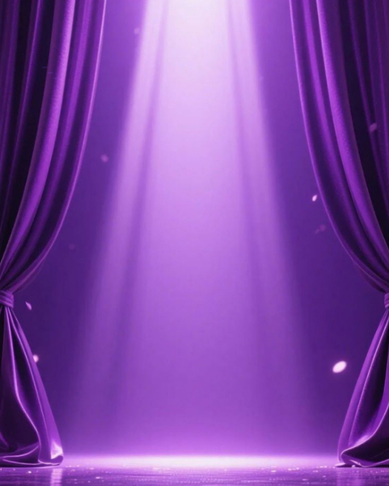 Royal Purple Stage Reveal Background Template | PosterMyWall