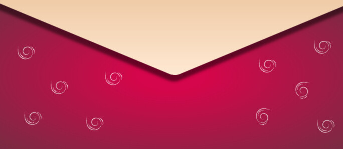 Copy of Royal Red Wedding Invitation Back Envelope | PosterMyWall
