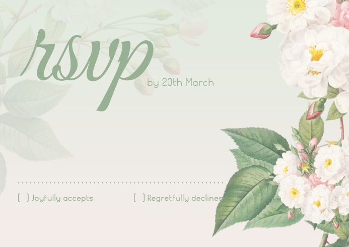 RSVP Template | PosterMyWall