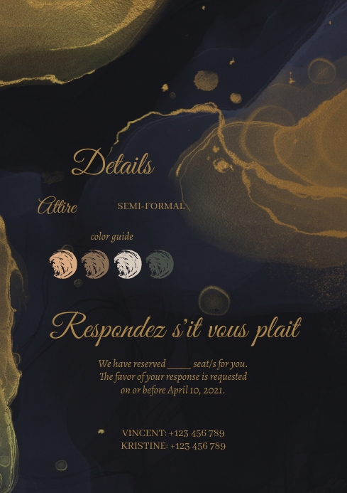 RSVP Template | PosterMyWall