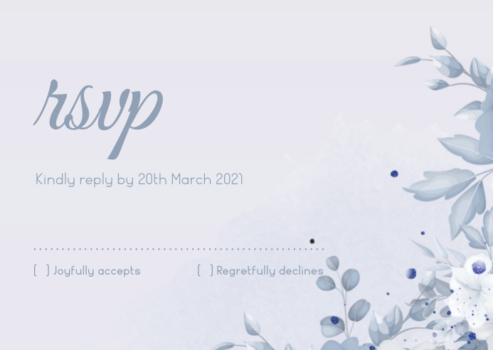RSVP Template | PosterMyWall