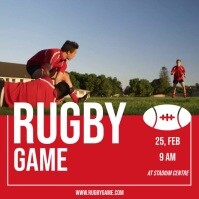 Rugby Template | PosterMyWall