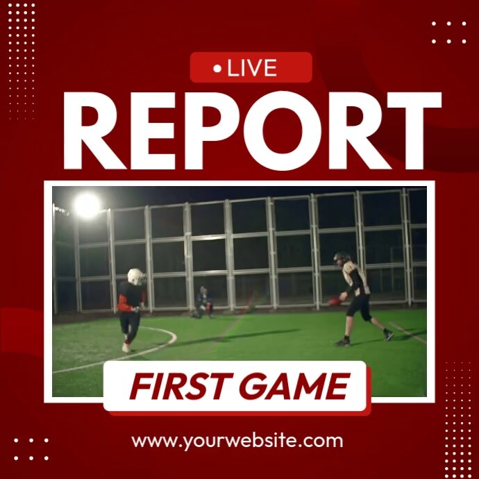 Rugby Game Report Template | PosterMyWall