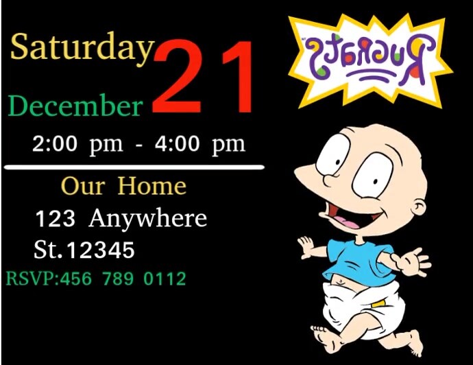 Rugrats | Birthday Invitation Template | PosterMyWall