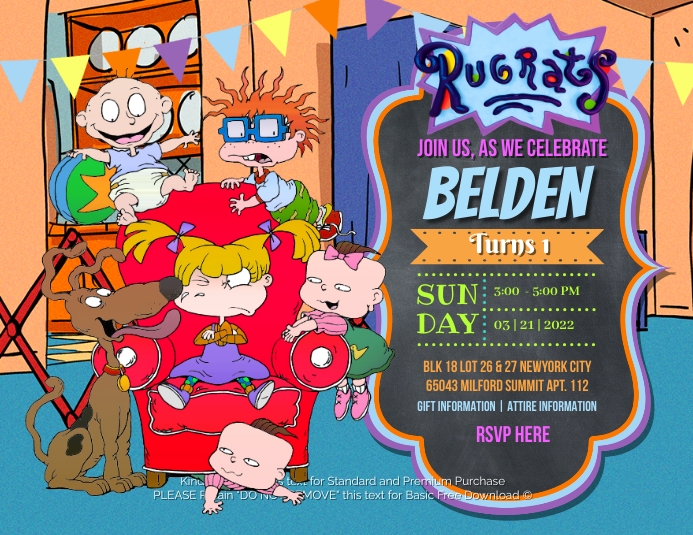 Rugrats Template | PosterMyWall