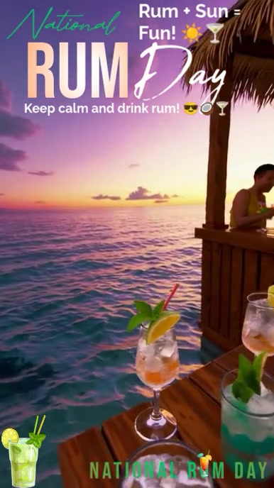 Rum Day Template | PosterMyWall