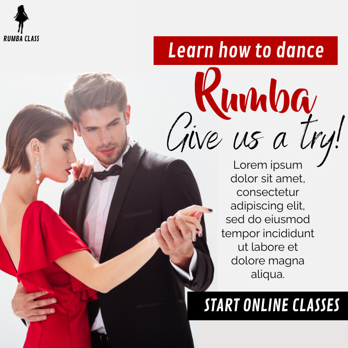 Copy of rumba classes | PosterMyWall