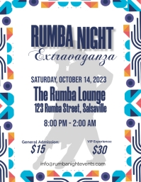 Rumba night flyer template | PosterMyWall