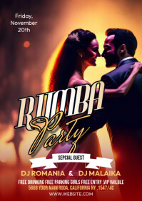 Plantilla de Rumba Flyer Template | PosterMyWall