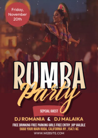 Plantilla de Rumba Flyer Template | PosterMyWall