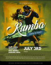 Rumba Flyer Template | PosterMyWall