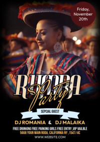 Plantilla de Rumba Flyer Template | PosterMyWall
