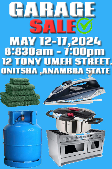 Plantilla de Rummage sale / Garage sale | PosterMyWall