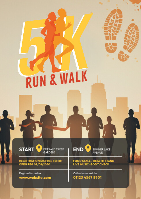 Copy of Run & Walk Event | PosterMyWall