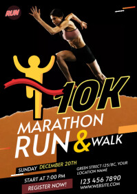 5K Run & Walk Event Flyer Template | PosterMyWall