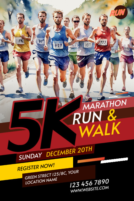 Run & Walk Event Template | PosterMyWall