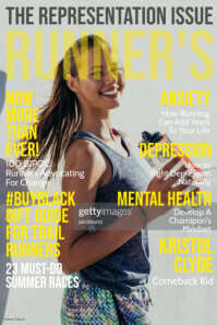 Runners Magazine Cover Template | PosterMyWall