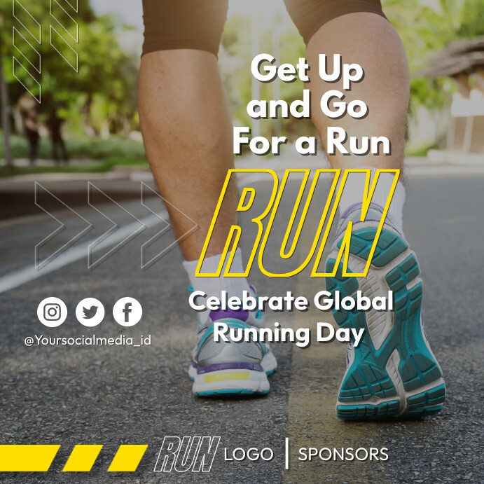 RUNNING DAY EVENT POSTER Template | PosterMyWall
