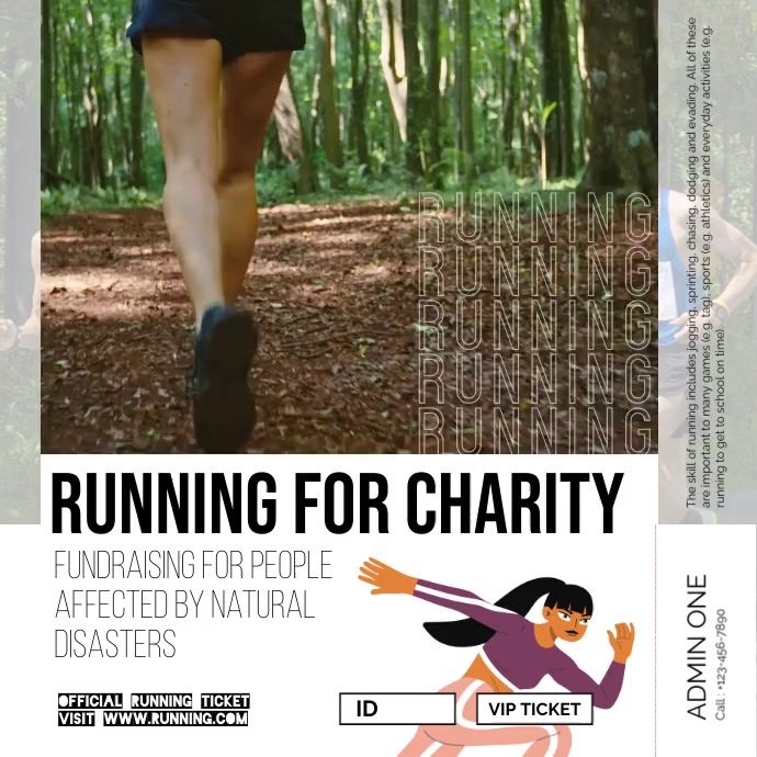 Running For Charity 2023 Template | PosterMyWall