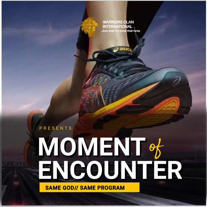 RUNNING TO GOD Template | PosterMyWall