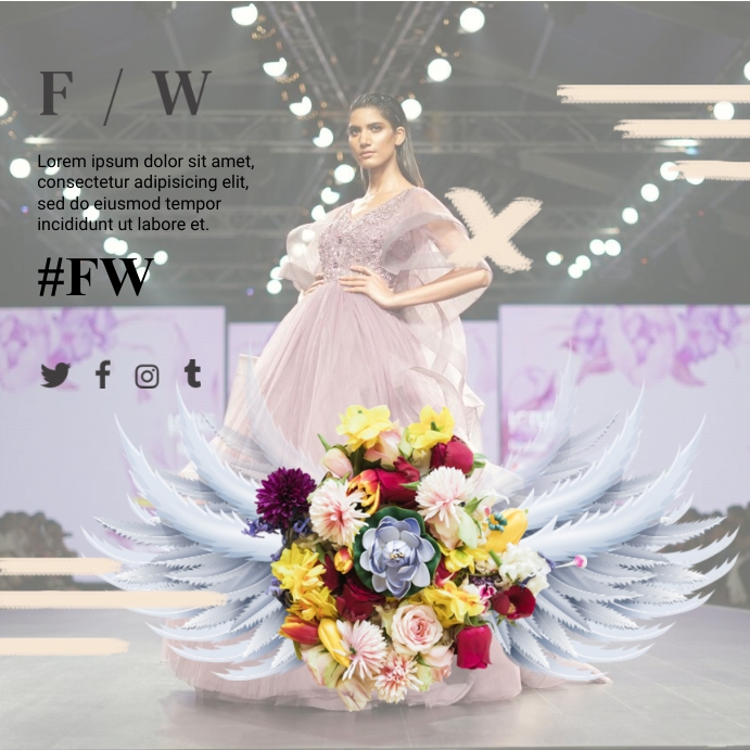 Runway Fashion AD Template | PosterMyWall