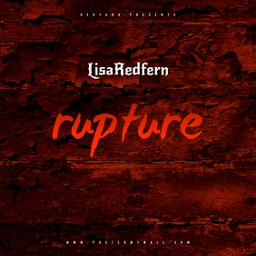 Red Album Cover Art Template | PosterMyWall